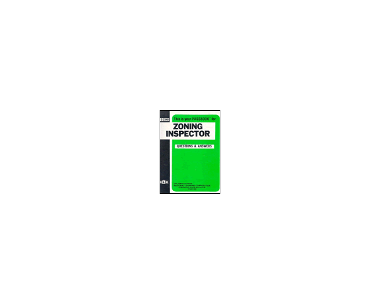 Zoning Inspector (Passbook for Career Opportunities) by Jack Rudman ...