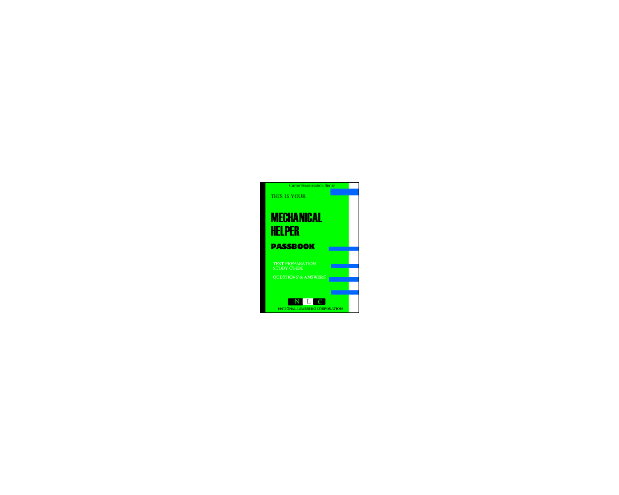Mechanical Helper Passbook - by Jack Rudman: Builder's Book, Inc.Bookstore