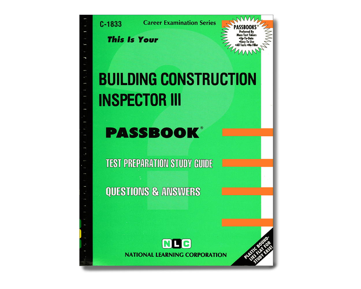 Construction Inspector III by Jack Rudman: Builder's Book, Inc.Bookstore
