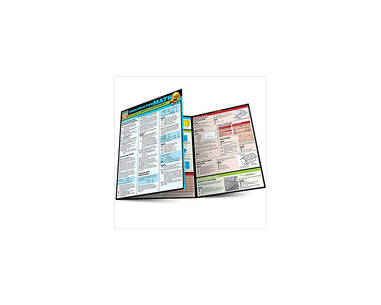 Construction Math (Quickstudy: Home) by Inc. BarCharts: Builder's Book ...