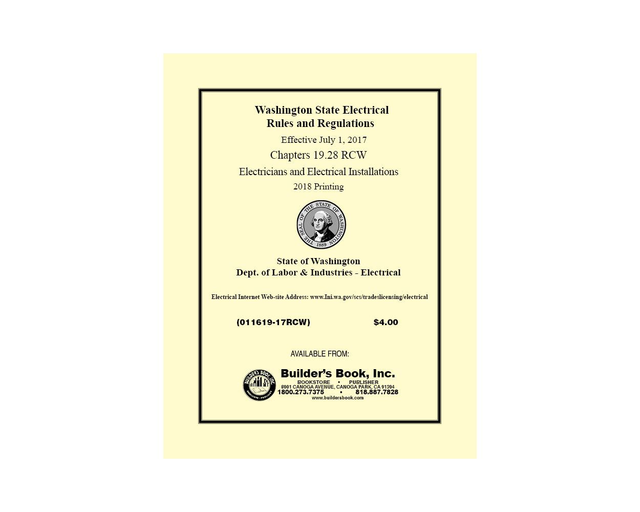 2017 Electrician and Electrical Installations - Chapters 19.28 RCW ...