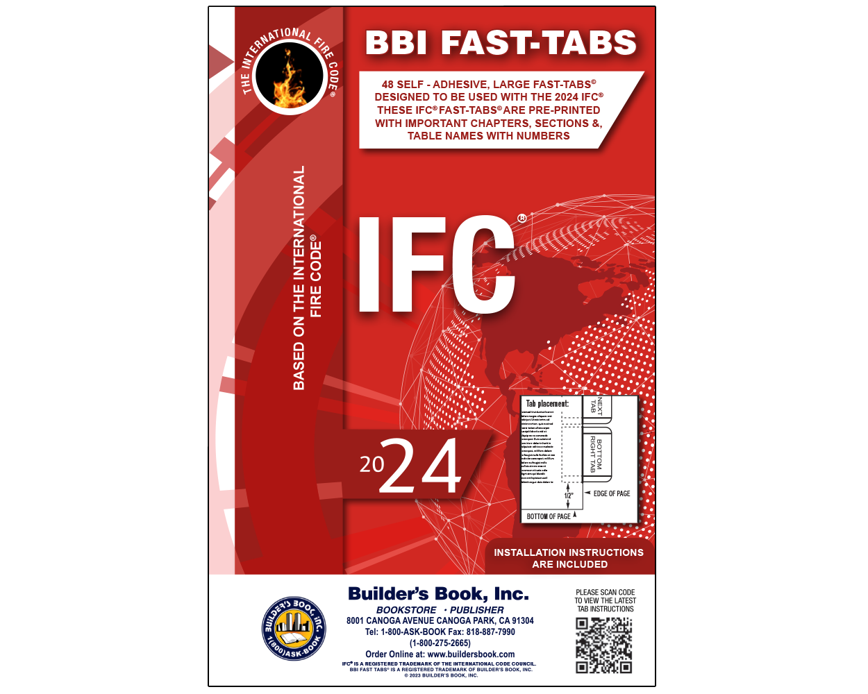 Buy 2024 International Fire Code (IFC) Fast Tabs | Buildersbook.com