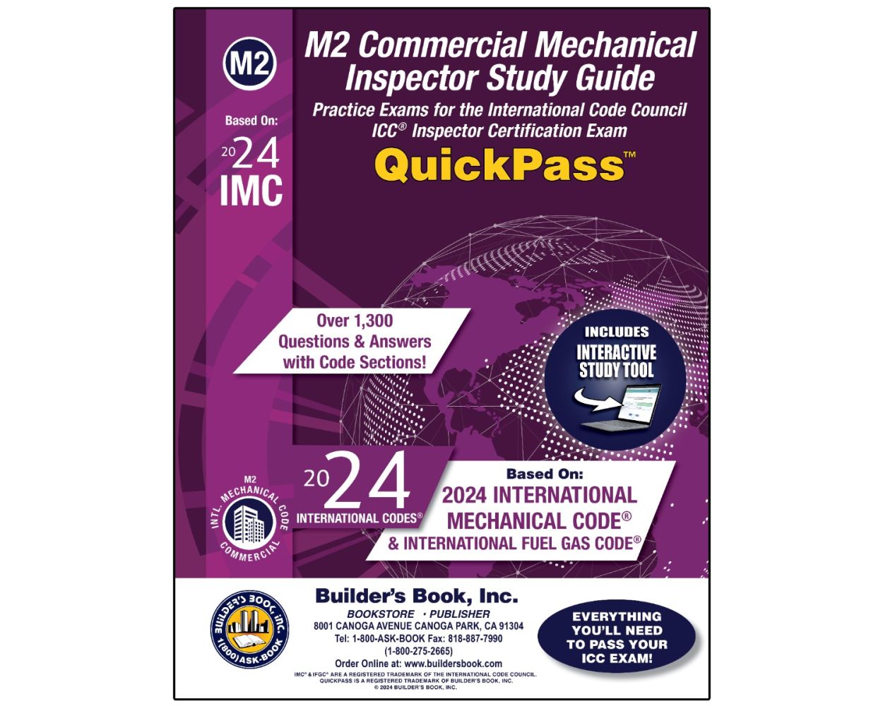 Buy M2 Commercial Mechanical Inspector QuickPass Study Guide Based On ...