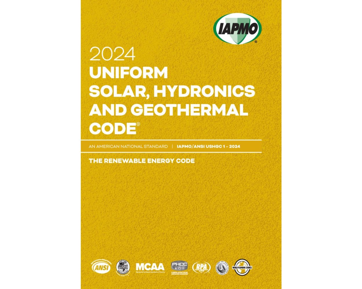 Buy 2024 IAPMO Solar, Hydronics and Geothermal, Code | Buildersbook.com
