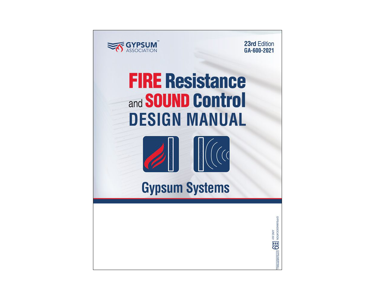 Buy GA-600-2021 Fire Resistance and Sound Control Design Manual Gypsum ...