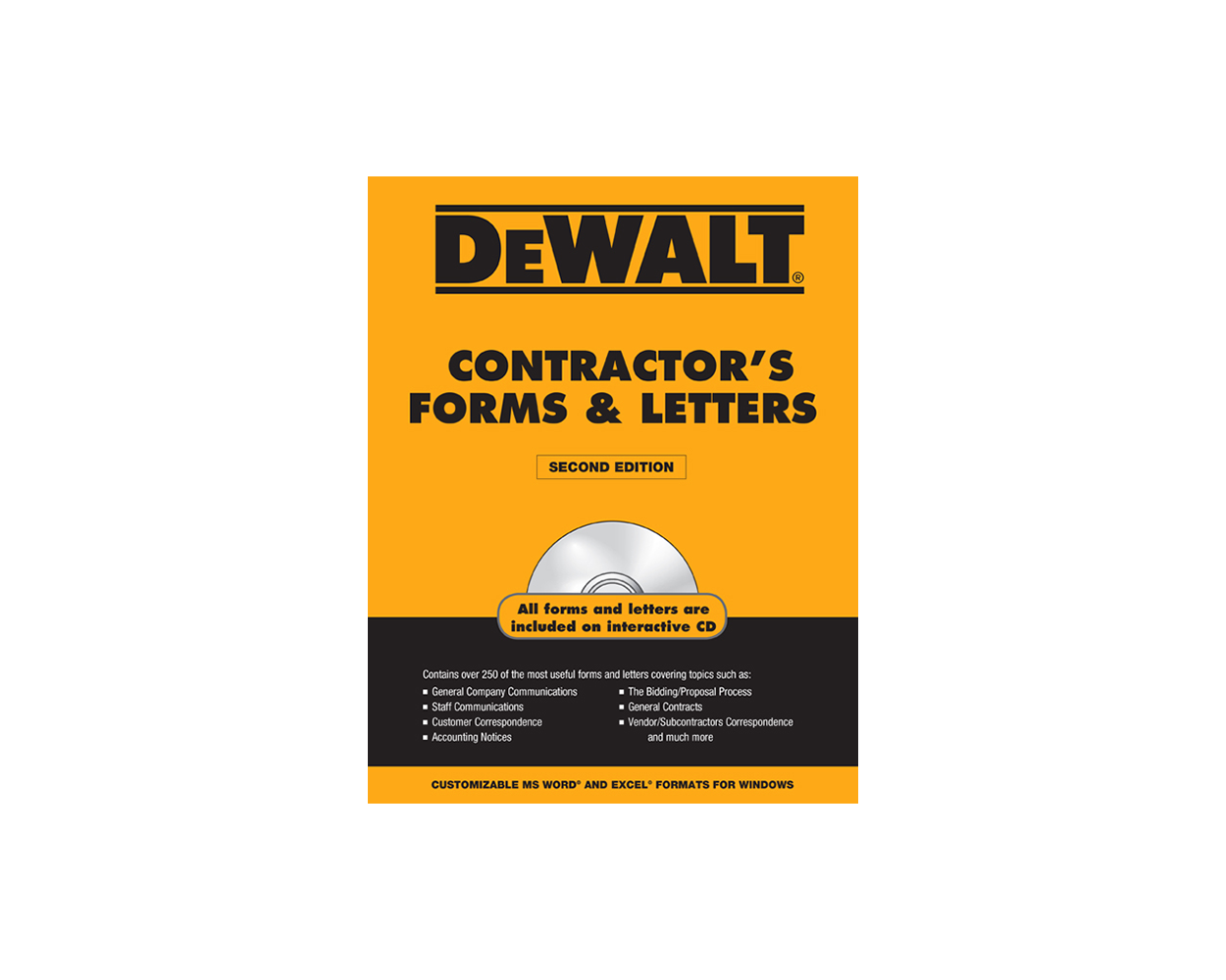 DEWALTÂ® Contractor's Forms & Letters, 2nd Edition: Builder's Book, Inc ...