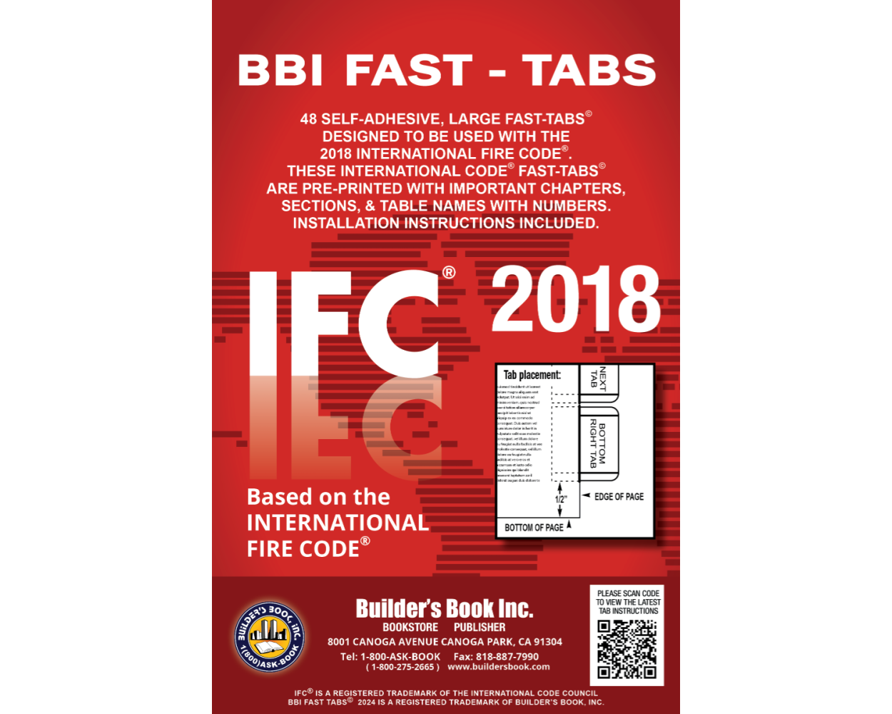 2018 International Fire Code (IFC) Fast Tabs: Builder's Book, Inc.Bookstore