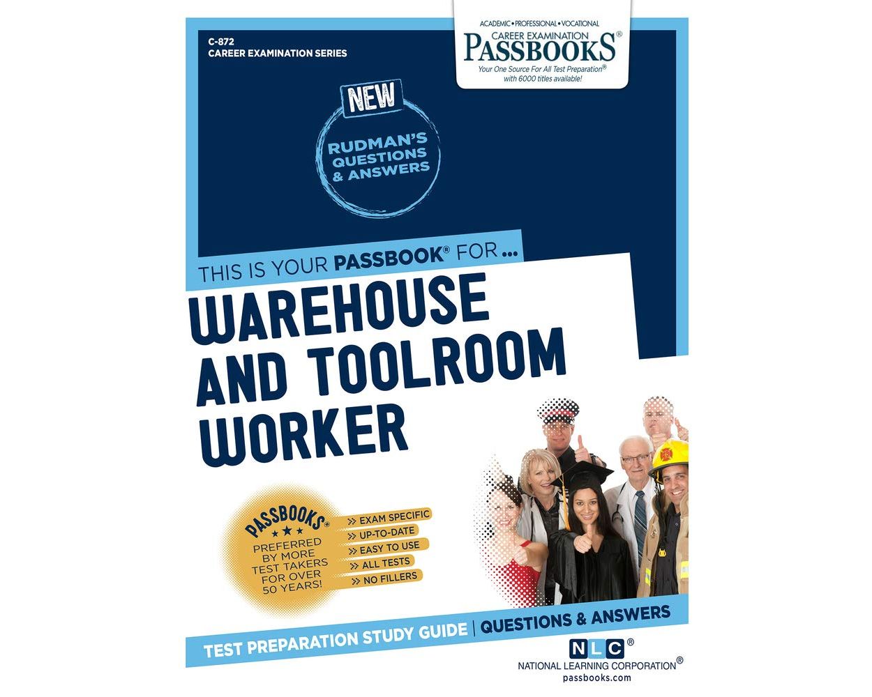 Warehouse and Toolroom Worker (C-872) Passbooks Study Guide