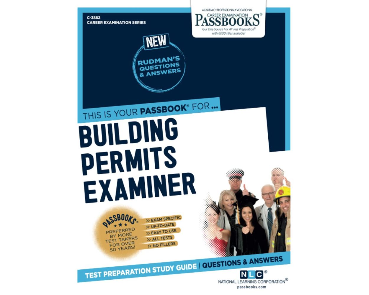 Buy Building Permits Examiner Passbook (C-3882) | Buildersbook.com