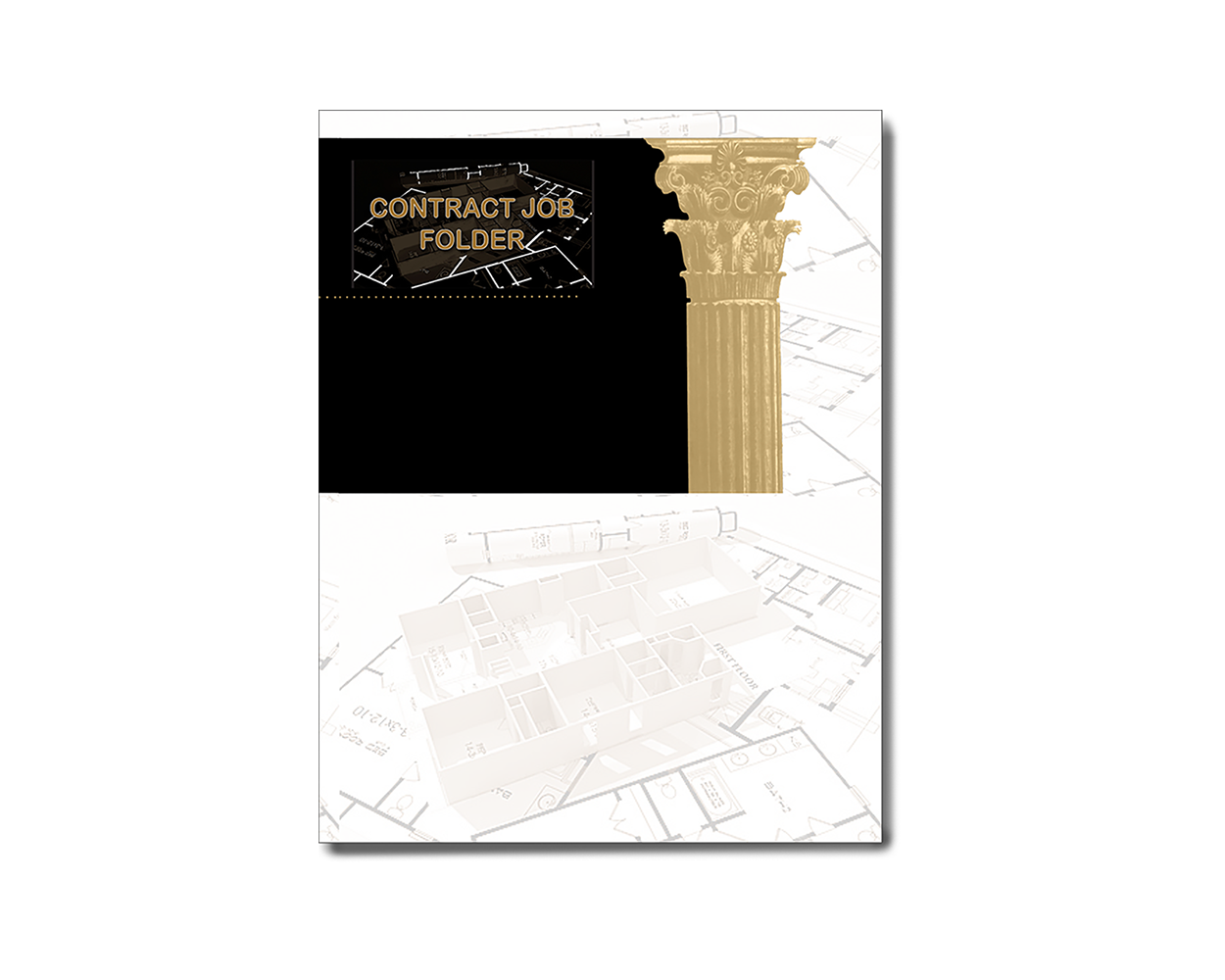 Buy Contract Job / Presentation Twin-Pocket Folder Legal Size 8.5 x 11 ...