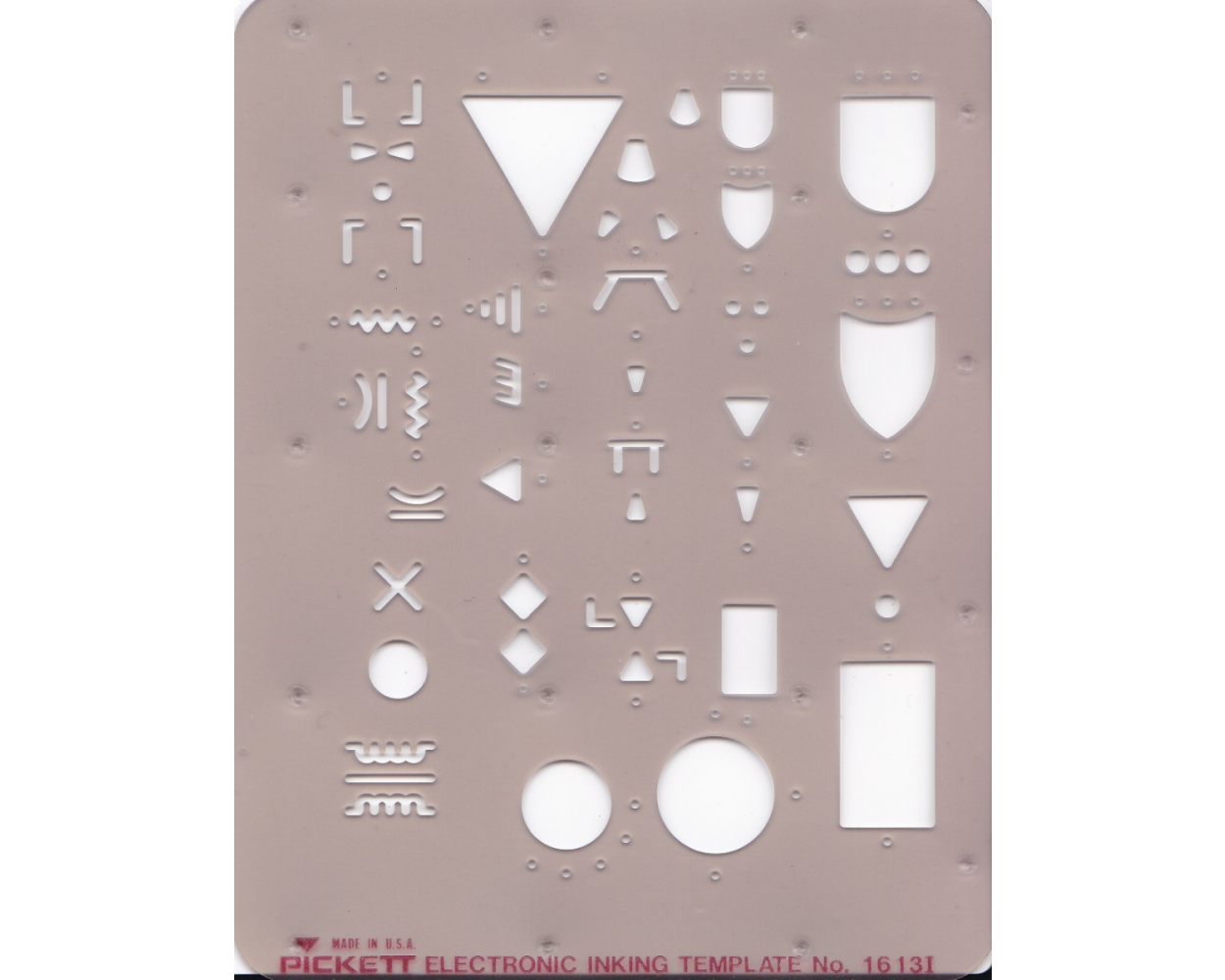 Electronic Template, Most Used Logic and Electronic Symbols