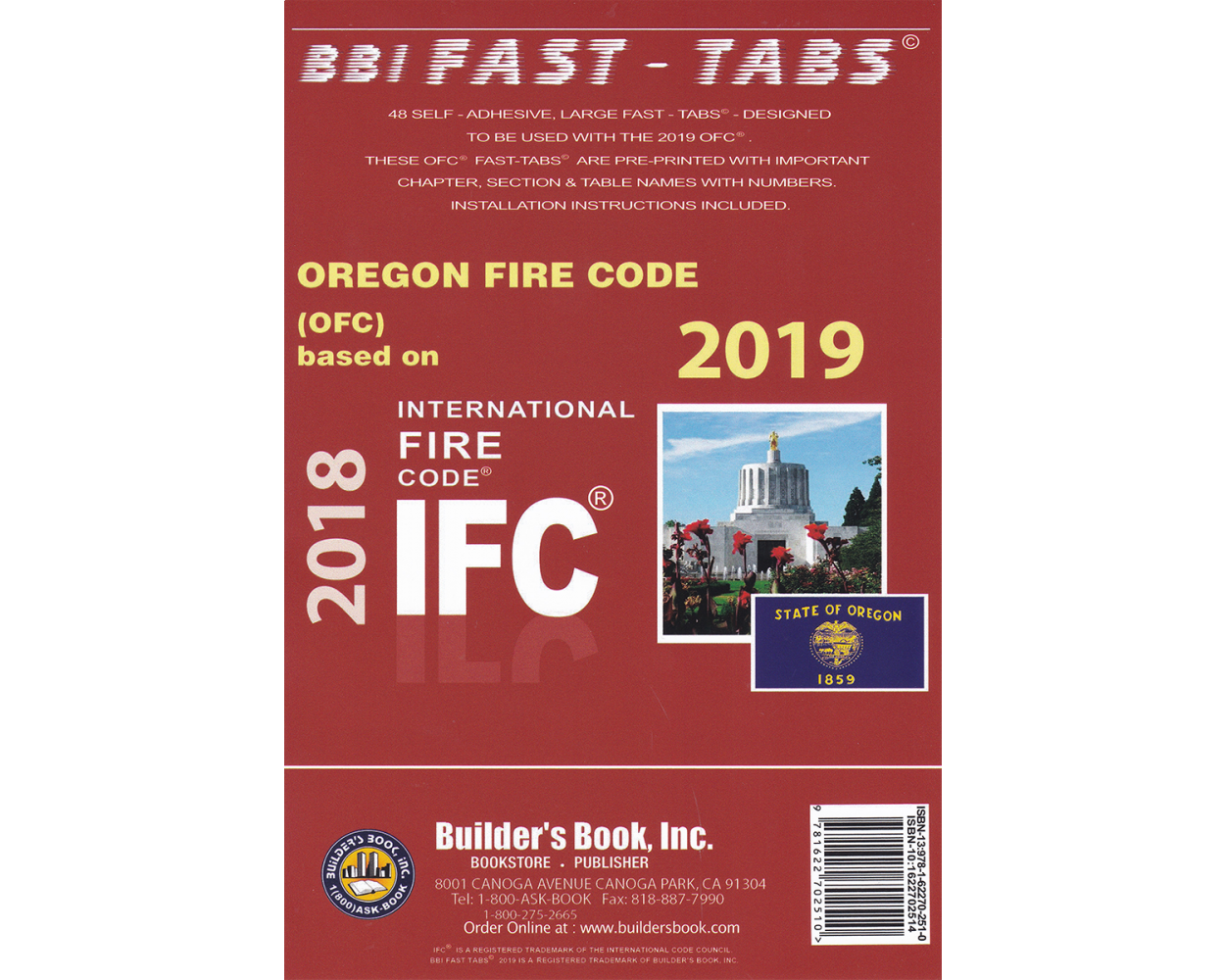 2019 Oregon Fire Code BBI Fast-Tabs