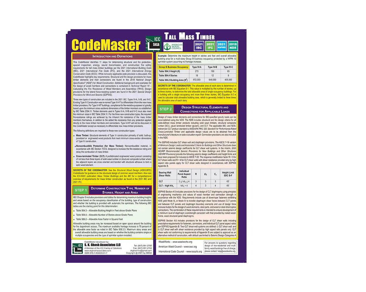 Buy CodeMaster - Design of Tall Mass Timber (2021 IBC, 2021 IFC, 2021 SDPWS, 2018 NDS ...