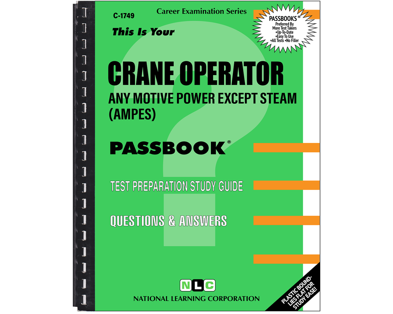 Crane Operator (Any Motive Power Except Steam) (Ampes) by Jack Rudman ...