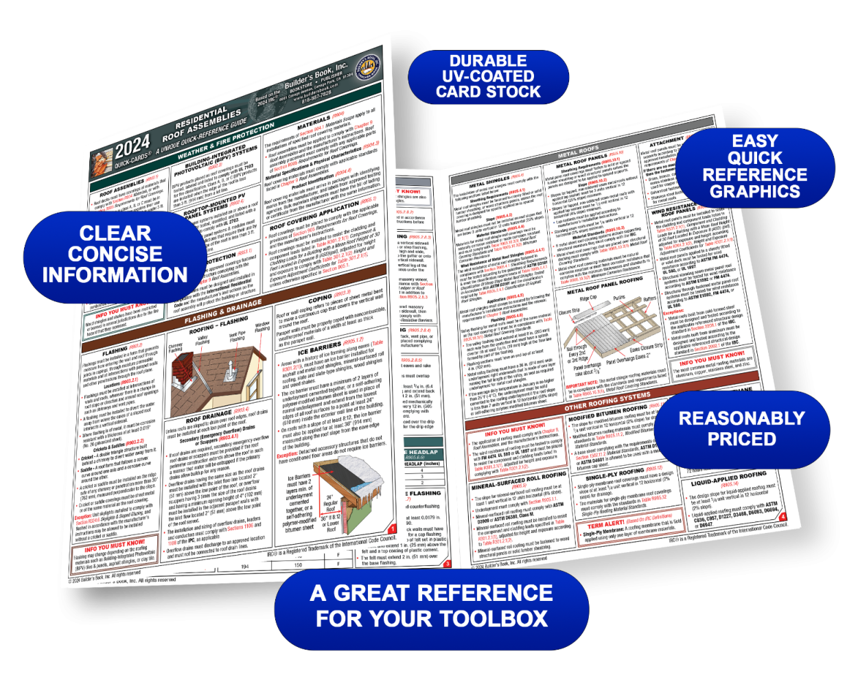 Buy Residential Roof Assemblies Quick-Card based on the 2024 IRC ...