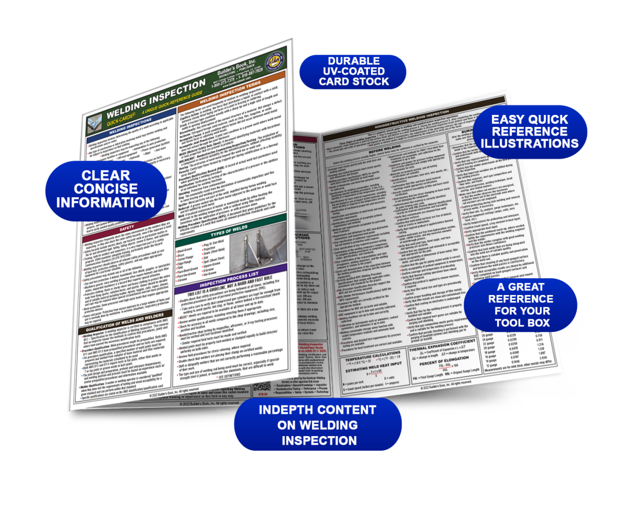Buy Welding Inspection Quick-Card | Buildersbook.com