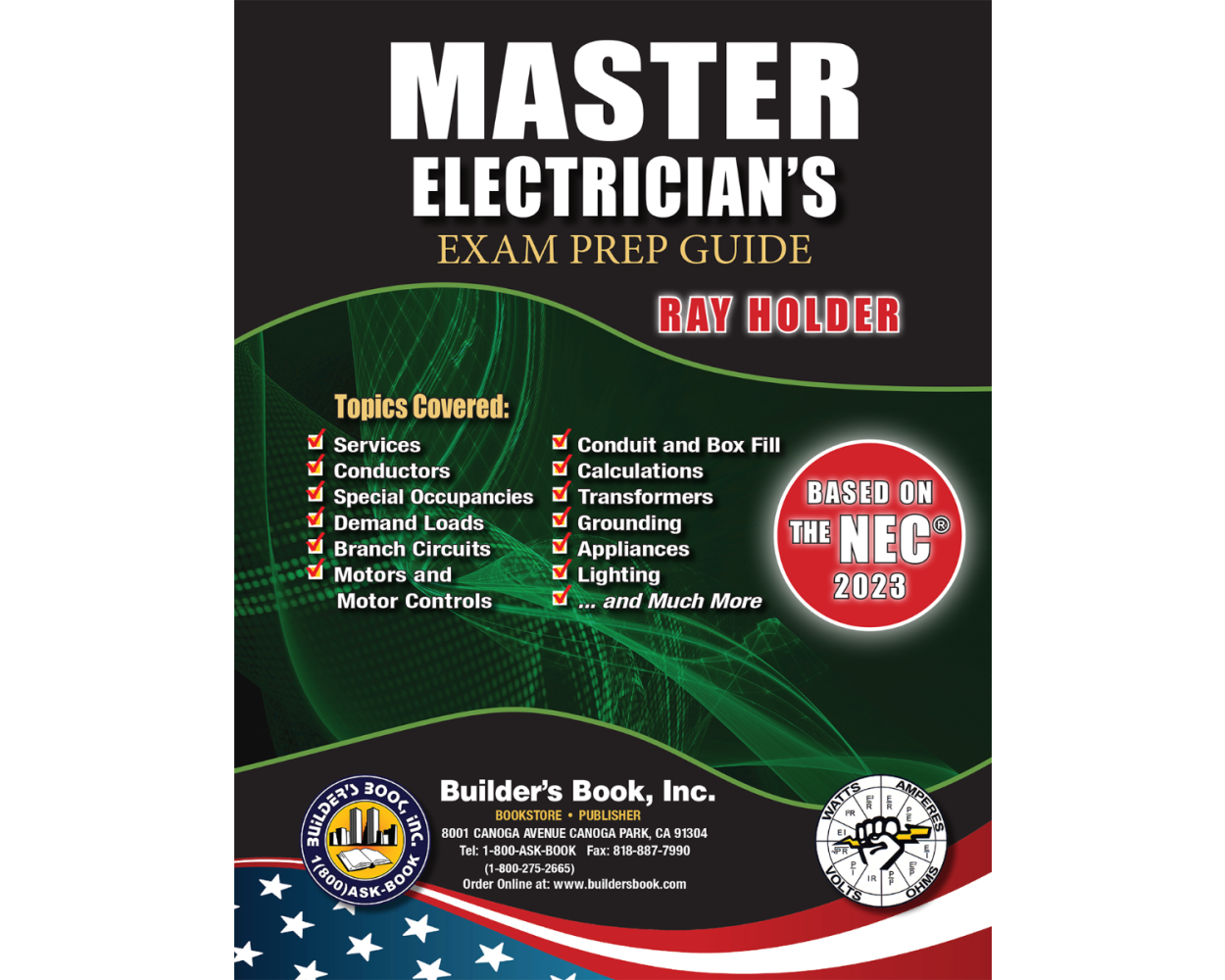 Buy 2023 Master Electrician's Exam Prep Guide By Ray Holder | Buildersbook.com