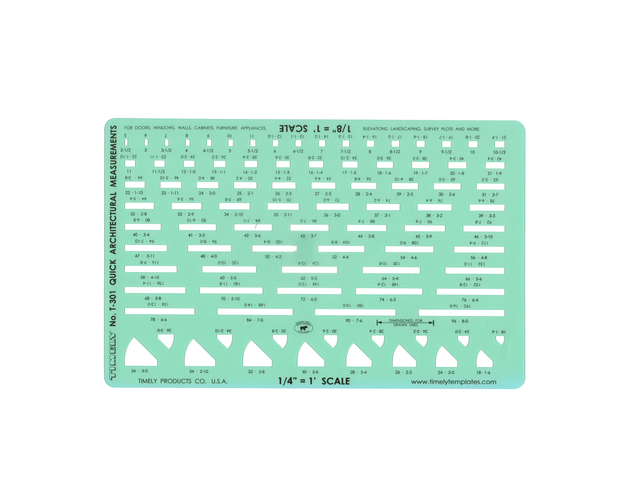 QUICK ARCHITECTURAL MEASUREMENTS 1/4" & 1/8" SCALE: Builder's Book, Inc ...
