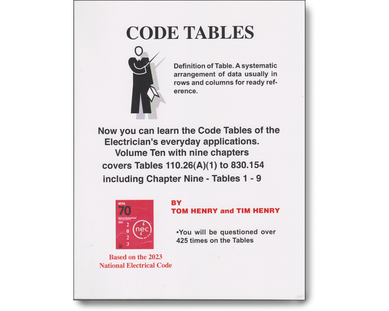 Buy Code Tables By Tom Henry and Tim Henry Based on the 2023 NEC ...