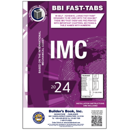 Buy 2024 International Mechanical Code (IMC) Fast-Tabs | Buildersbook.com
