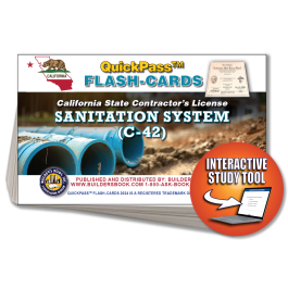 Buy C-42 Sanitation System Contractor Exam Flash Cards Online Access ...