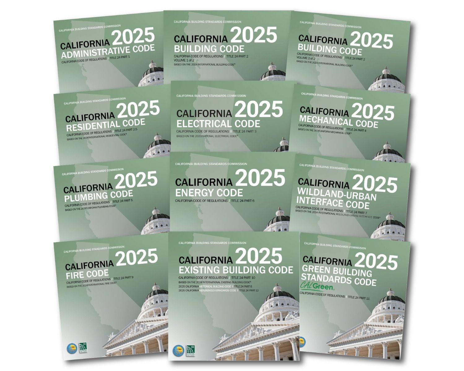 Buy 2025 California Title 24 Code - 7 EasiTabs Combo | Buildersbook.com
