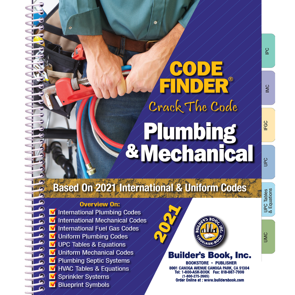 Buy 2024 Uniform Plumbing Code Quick-Card | Buildersbook.com