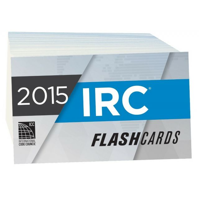2015 International Residential Code Quick-Card based on 2015 IRC ...