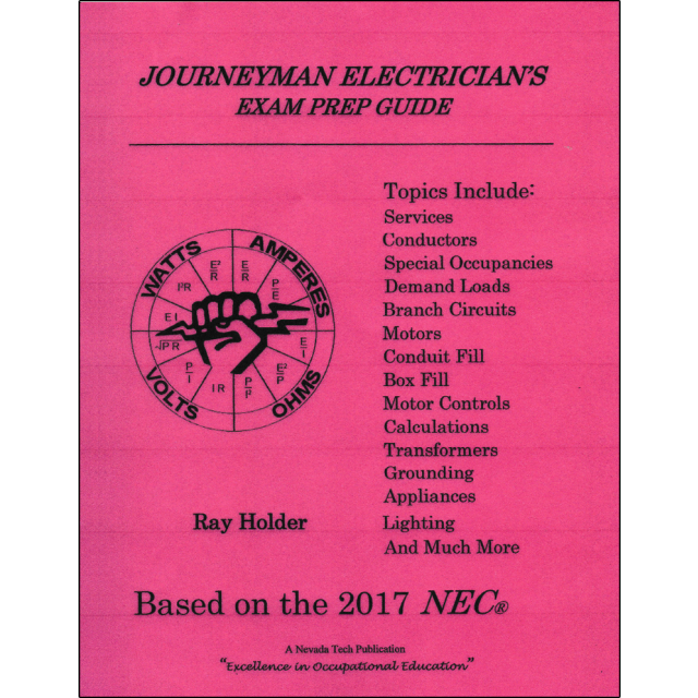 2017 NEC JOURNEYMAN FLASHCARDS