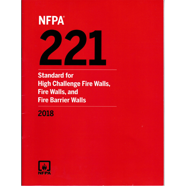 Buy NFPA 221, Standard for High Challenge Fire Walls, Fire Walls, and ...