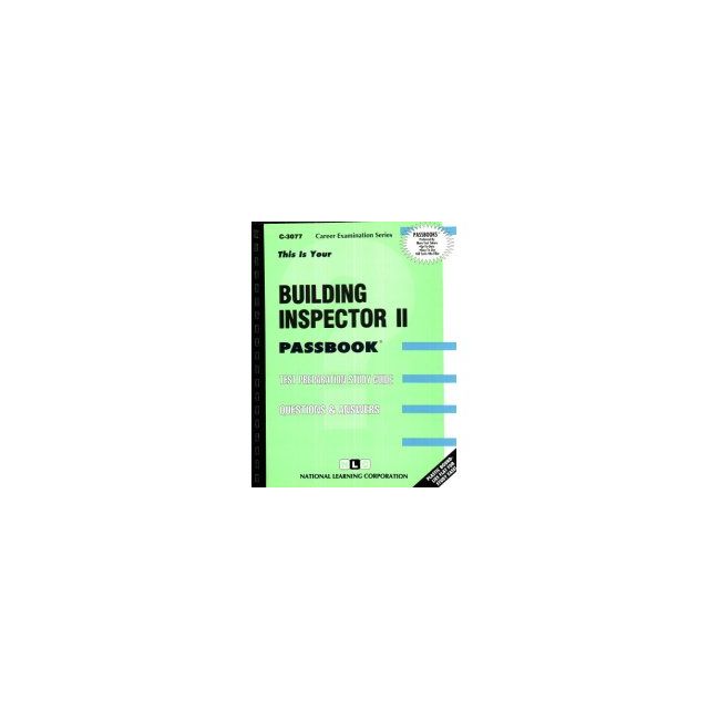 Construction Inspector Passbook: Builder's Book, Inc.Bookstore