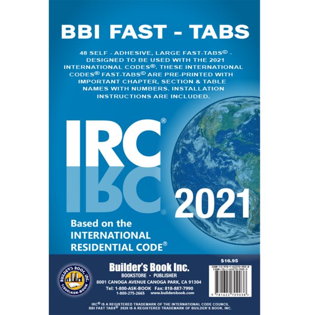 B1 Residential Building Inspector QuickPass Study Guide Based On 2021 IRC