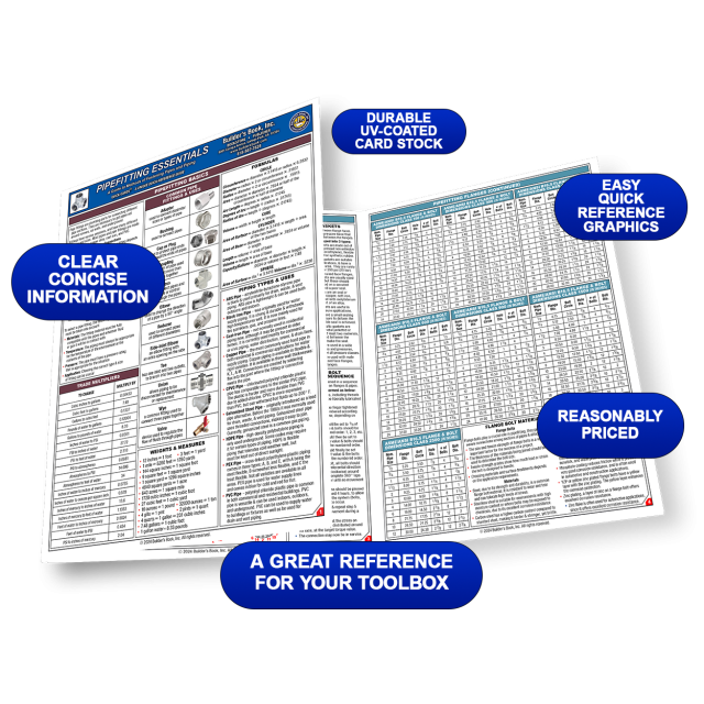 Buy The Pipe Fitters Field Book | Buildersbook.com