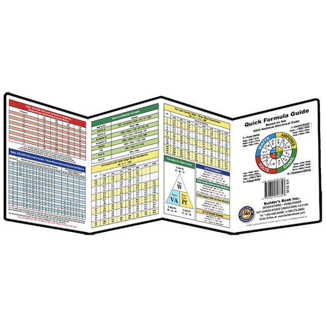 Buy Dr. Watts Pocket Electrical Guide Based on the NEC 2023 ...