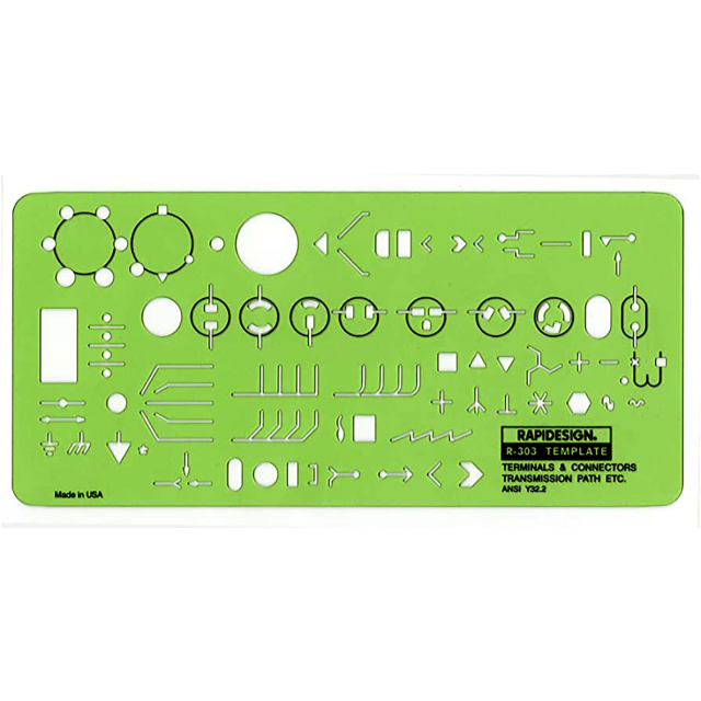 Electronic Template, Most Used Logic and Electronic Symbols