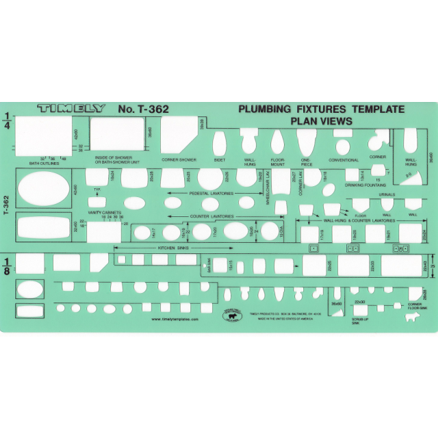PLUMBING FIXTURE-ELEVATION TEMPLATE: Builder's Book, Inc.Bookstore