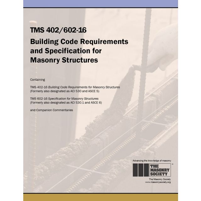 ACI 530/530.1-13: Building Code Requirements and Specification for ...