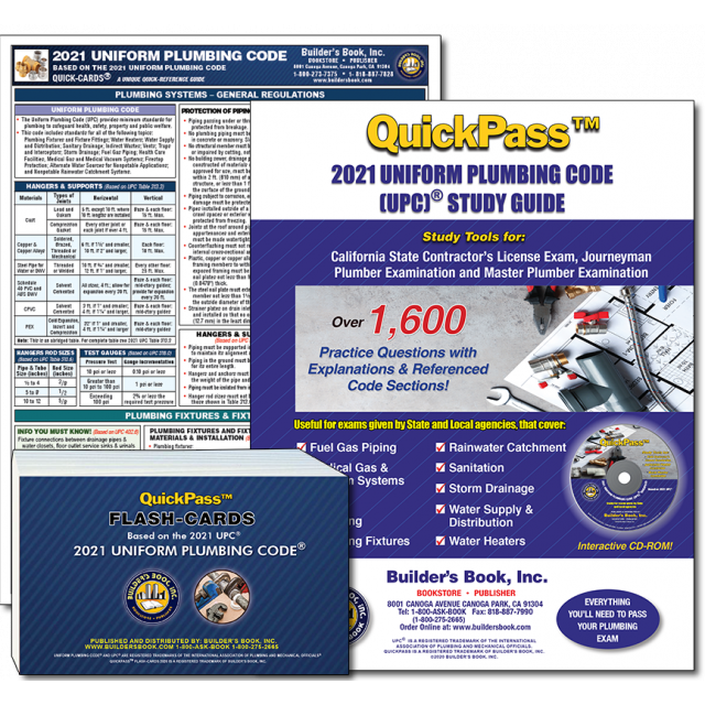 Buy Uniform Plumbing Code 2021, UPC Study Guides, UPC Flash-Cards, UPC ...
