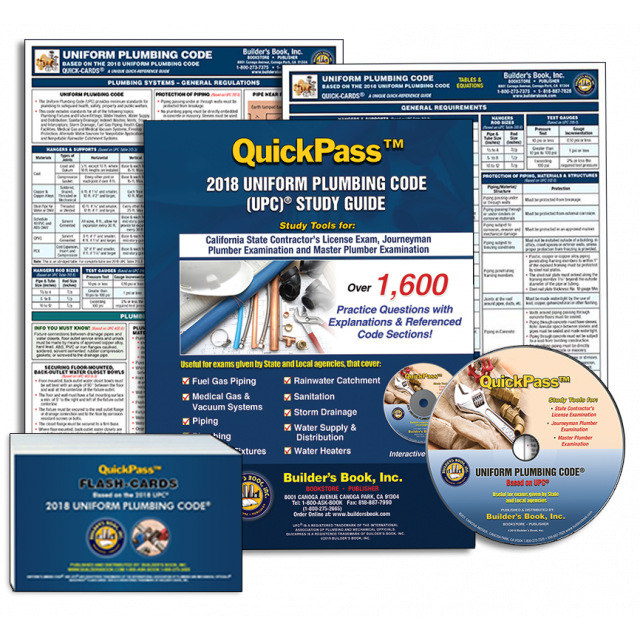 Buy 2018 Uniform Plumbing Code Interactive CD-ROM QuickPass Study Guide ...