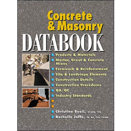 Concrete and Masonry Databook.: Builder's Book, Inc.Bookstore