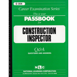 Construction Inspector Passbook: Builder's Book, Inc.Bookstore