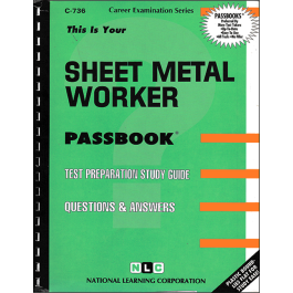 Sheet Metal Worker Passbook by Jack Rudman: Builder's Book, Inc.Bookstore