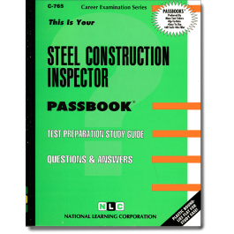 Steel Construction Inspector Passbook: Builder's Book, Inc.Bookstore