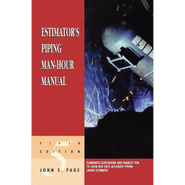 Estimator's Piping Man-Hour Manual: Builder's Book, Inc.Bookstore