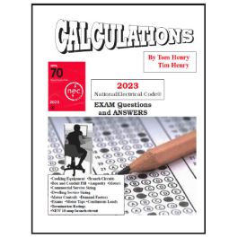 Buy 2023 Calculations for the Electrical Exam by Tom Henry ...