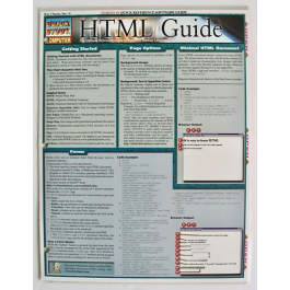 Quick Study HTML guide by Inc. BarCharts: Builder's Book, Inc.Bookstore