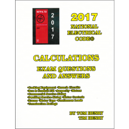 Calculations Exam Questions and Answers 2017 NEC: Builder's Book, Inc ...