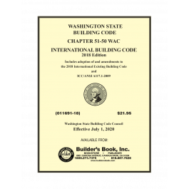 2018 International Building Code Amendment WAC 51-50