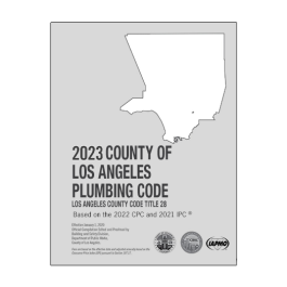 Buy 2023 County Of Los Angeles Plumbing Code - Amendments Only ...