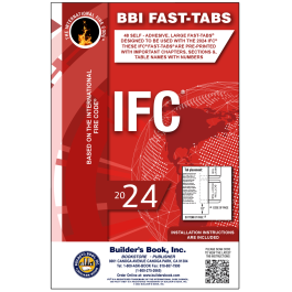 Buy 2024 International Fire Code (IFC) Fast Tabs | Buildersbook.com